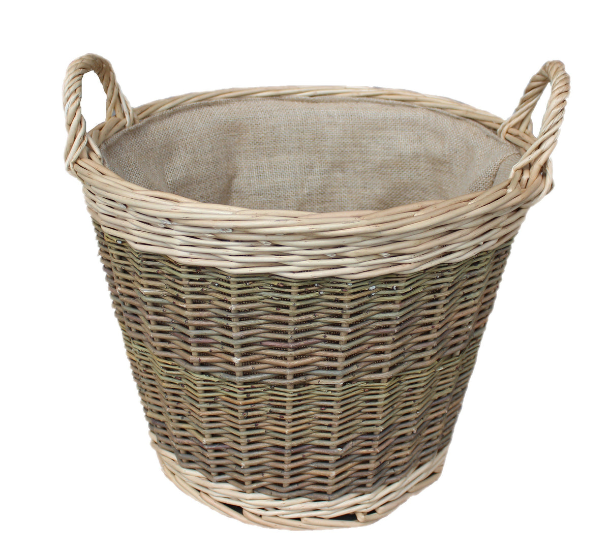 Medium unpeeled log basket – Surefire Wood ROI